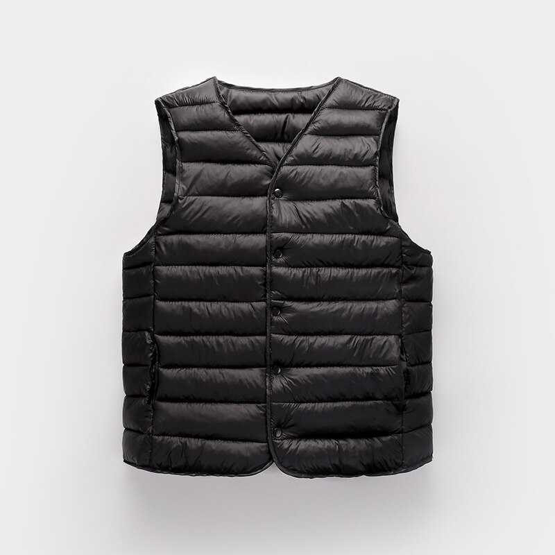 Mens Autumn Winter Down Cotton Vest Lightweight Th... – Grandado