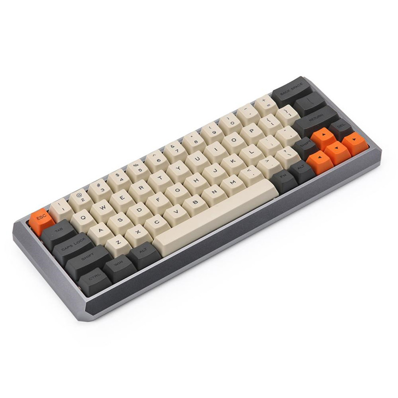 Carbon 64 Layout Dye-sub Keycaps OEM Profile Inclu... – Grandado