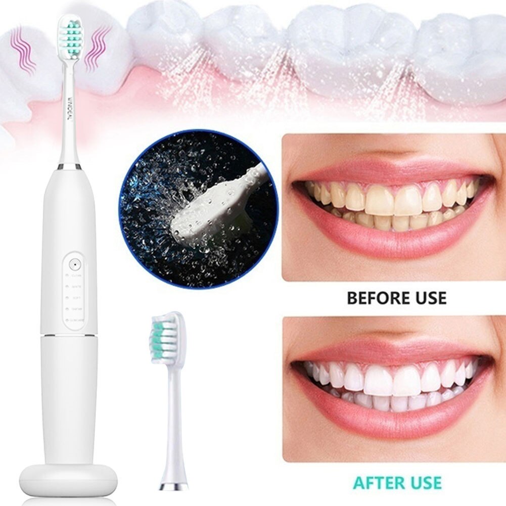 Waterproof Sonic Electric Toothbrushes with Timer ... – Grandado
