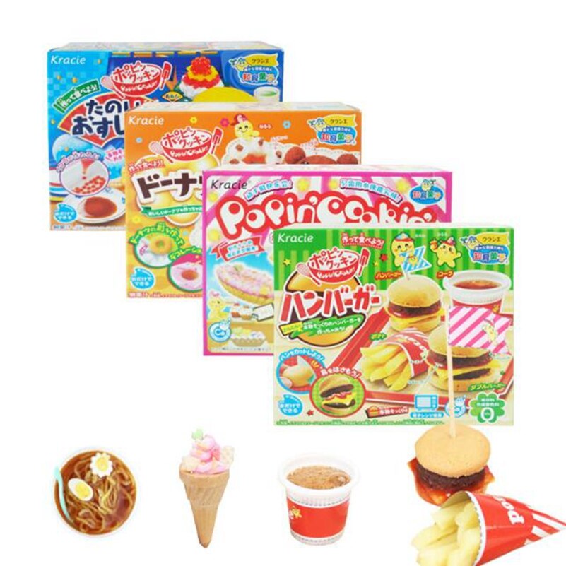 4pcs Popin Cook Happy cake donut hamburger ice cre... – Grandado