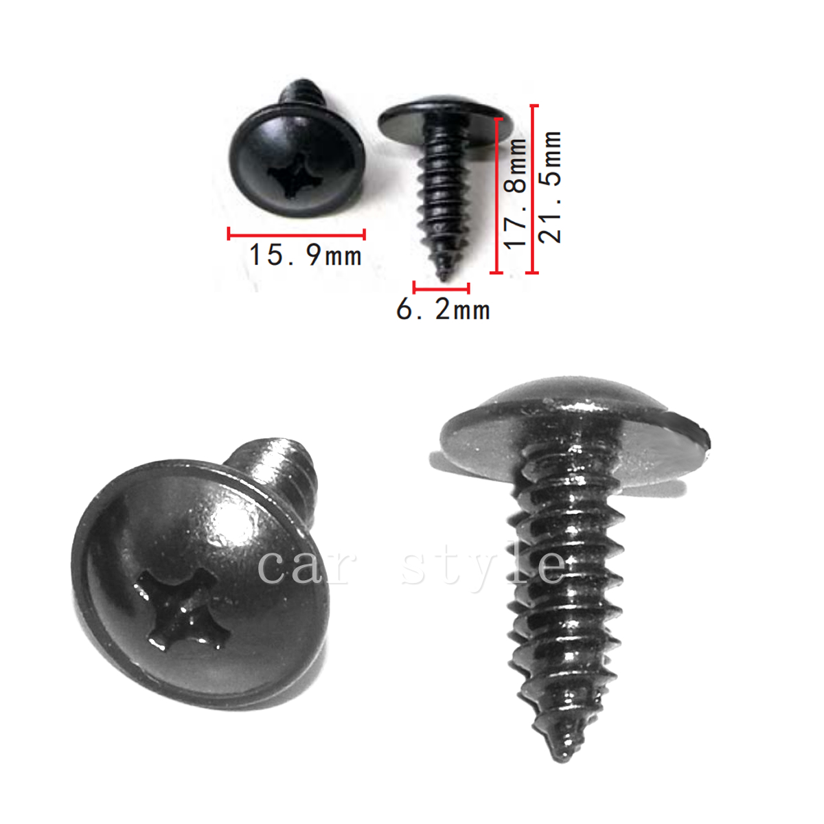 100X 6MM Car Accessories Rear Fender 1249306207B F... – Grandado