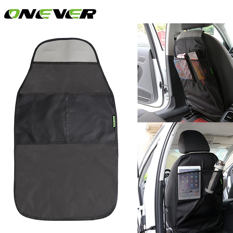 Auto Back Seat Protectors Polyester Fiber Kick Mat... – Grandado