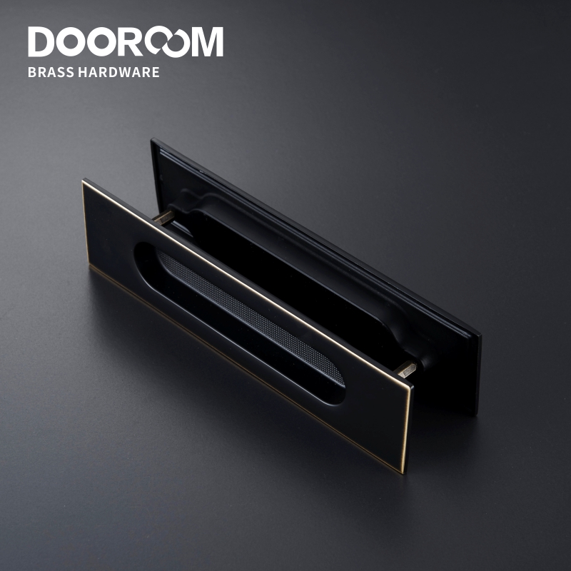 Dooroom Brass Sliding Door Handles Modern American... – Grandado