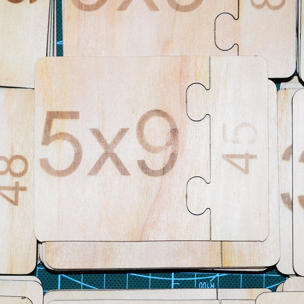 81pcs big Multiplication Kids DIY Puzzle digital C... – Vicedeal