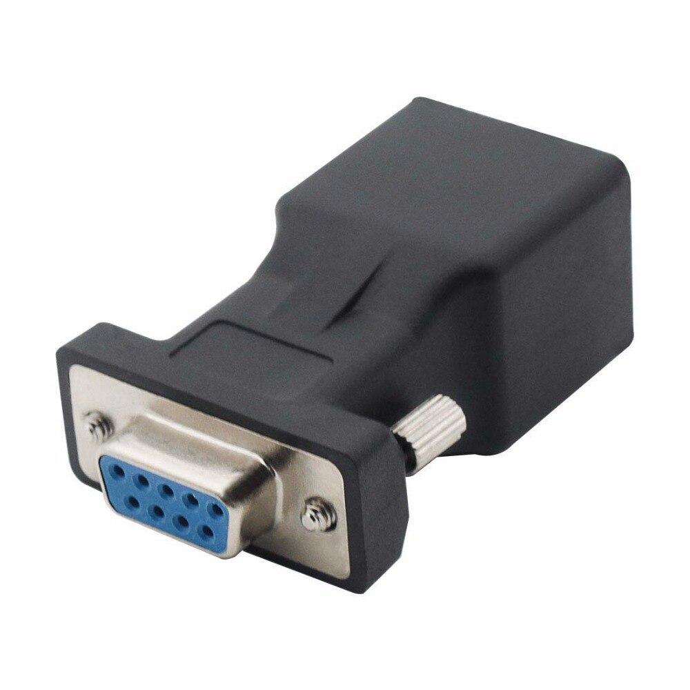 DB9 RS232 Female Port to RJ45 Female Connector Car... – Vicedeal