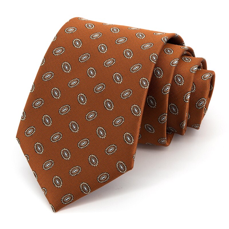 8CM Brown Ties For Men Business Dress Suit Necktie... – Vicedeal