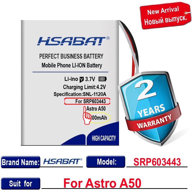 HSABAT SRP603443 1200mAh Top Capacity Battery for ... – Grandado
