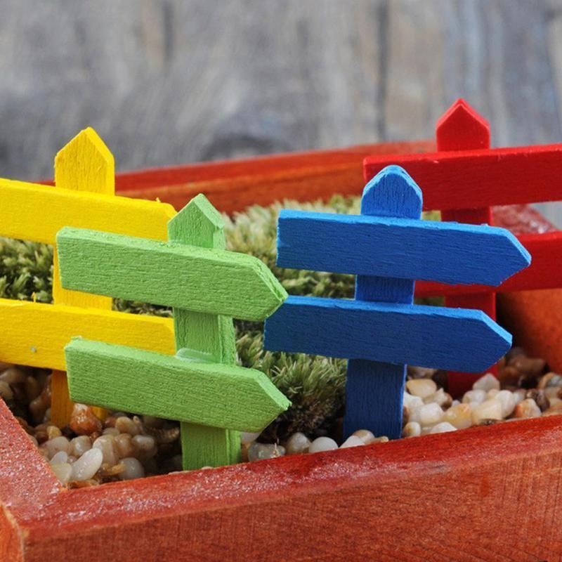 1pcs Mini Miniature Wood Fence Signpost Craft Gard... – Grandado