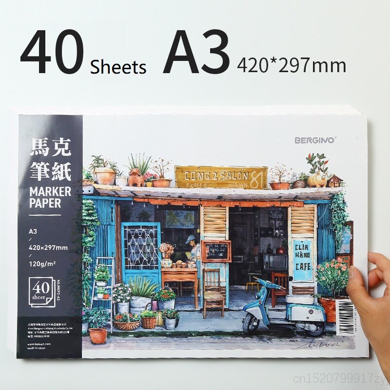 120g 50Sheets A5/A4/A3 Marker Paper Maker Pad Brig... – Vicedeal