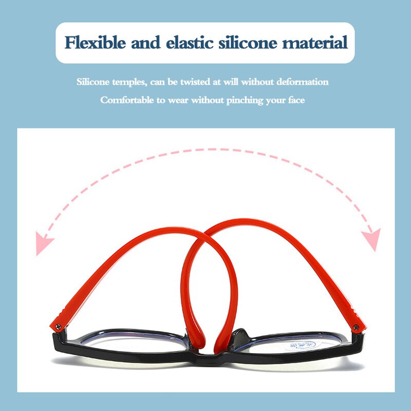 Kids Optical Glasses Frame for Boys Girls Square M... – Vicedeal