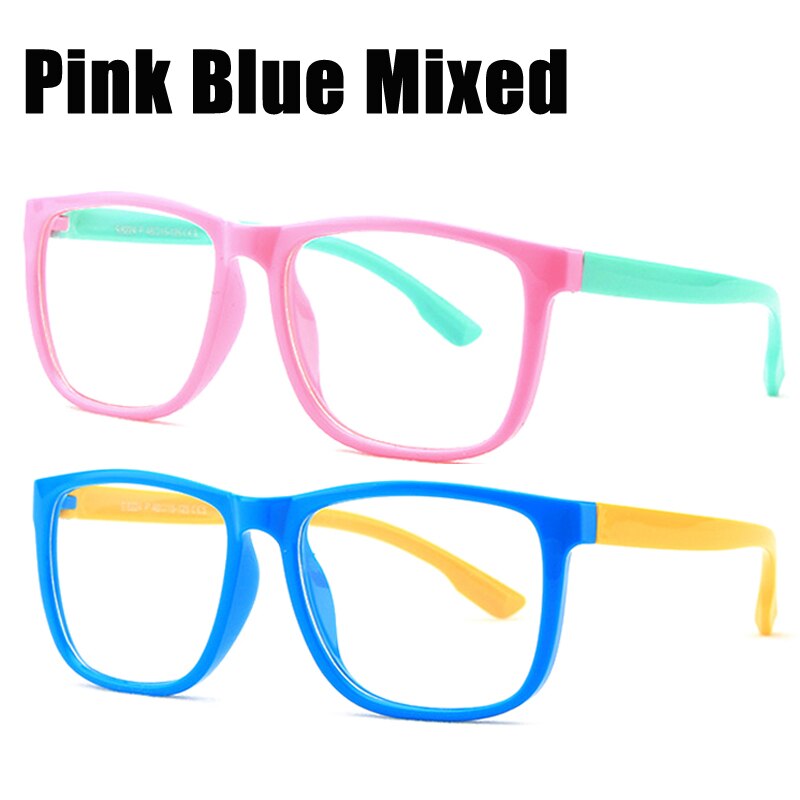 SOOLALA 2pcs Big Square Kids Anti Blue Light Compu... – Grandado