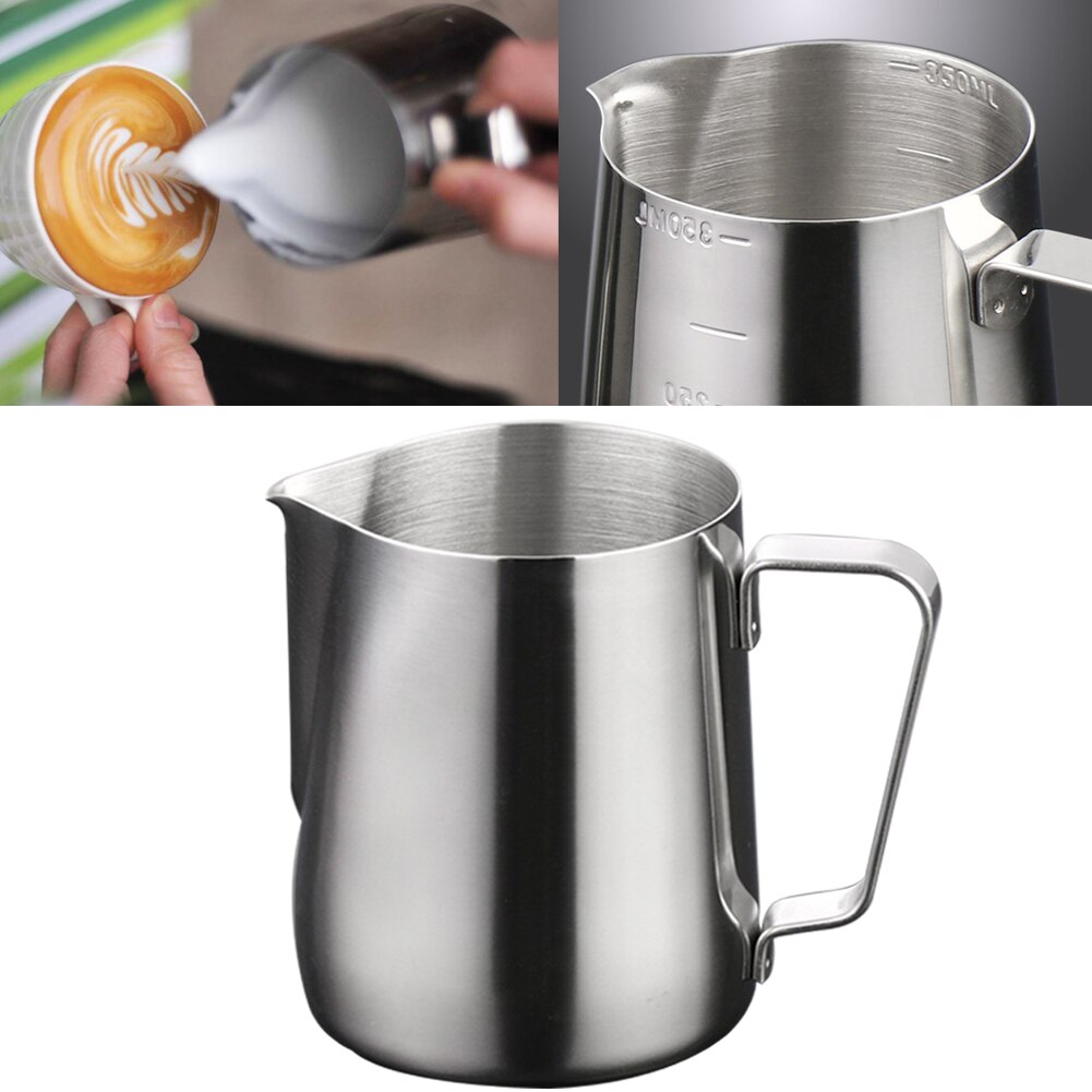 Stainless Steel Milk Frothing Pitcher Markings 100... – Grandado