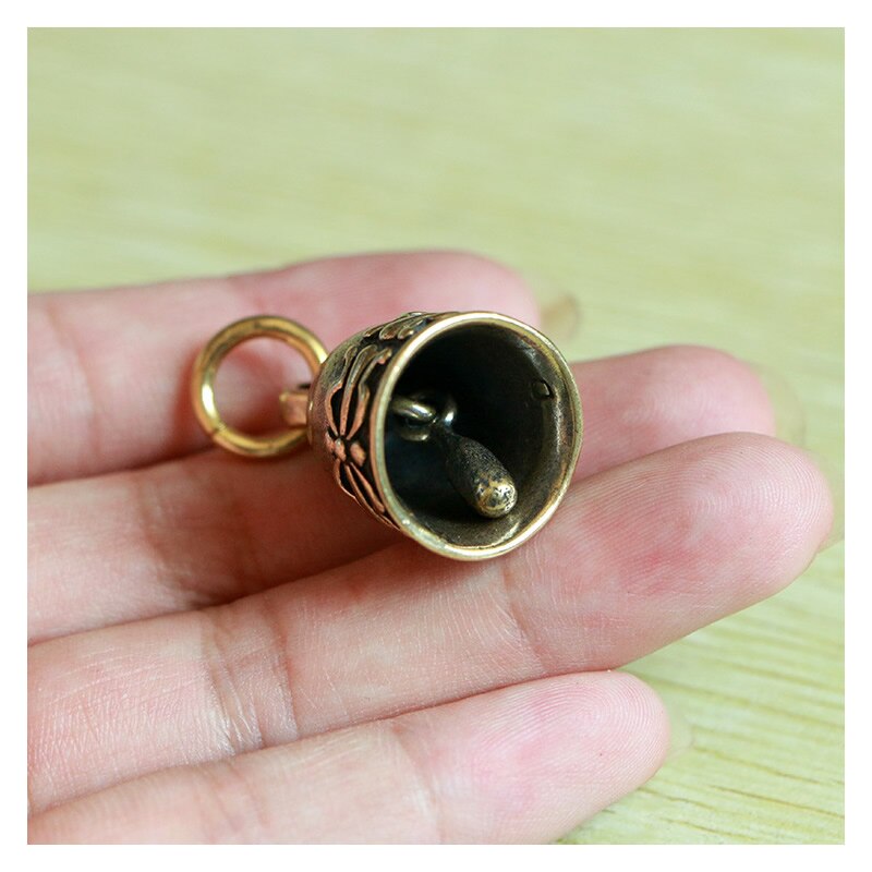 Mini Draagbare Vintage Messing Bel Sleutelhanger O... – Grandado