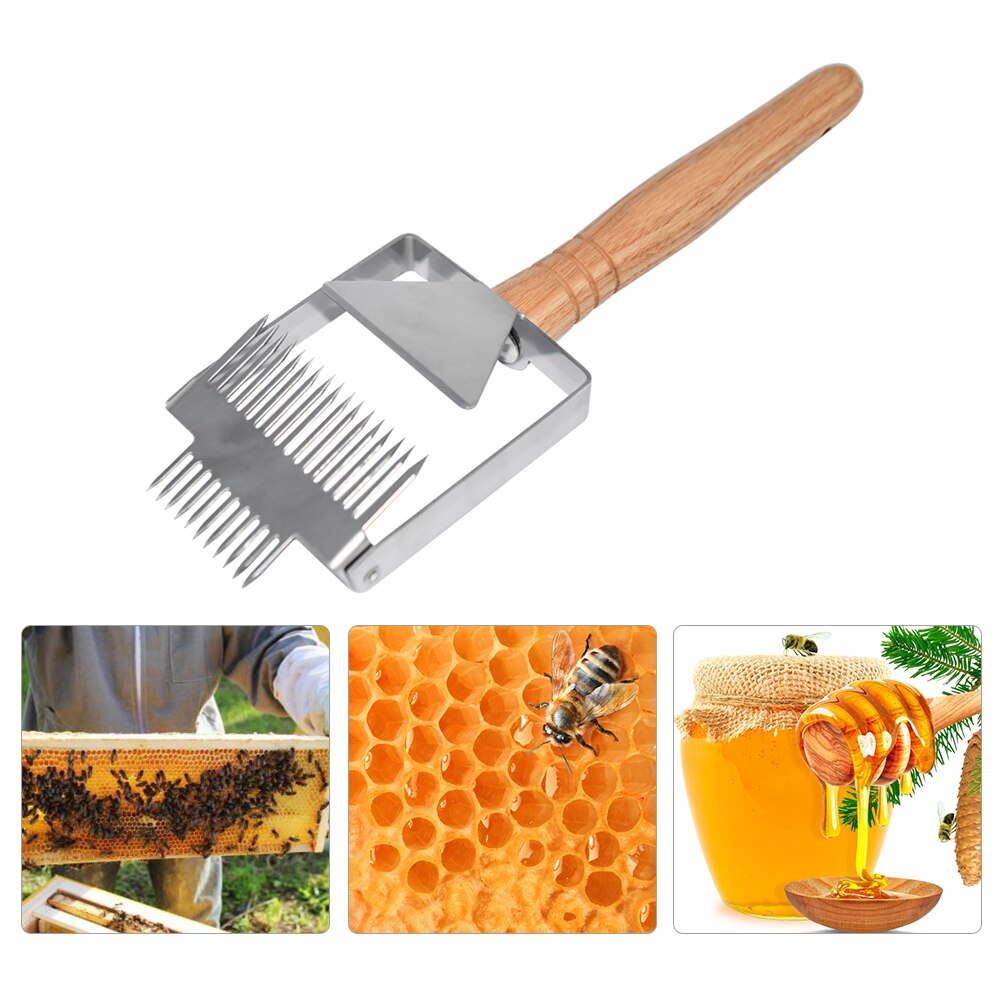 17-pin Cut Honey Fork Honey Scrapper Honeycomb Scr... – Vicedeal