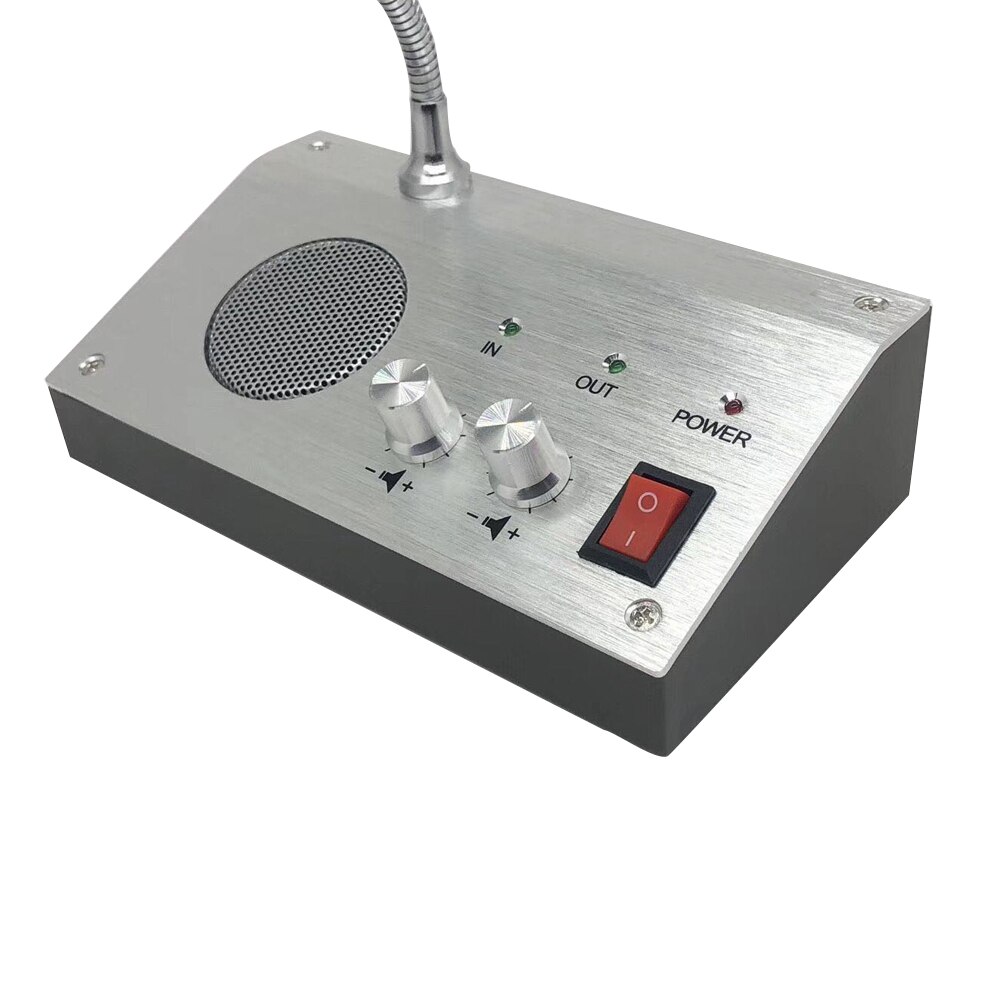 Window Counter Dual Way Intercom Speaker for Bank ... – Vicedeal