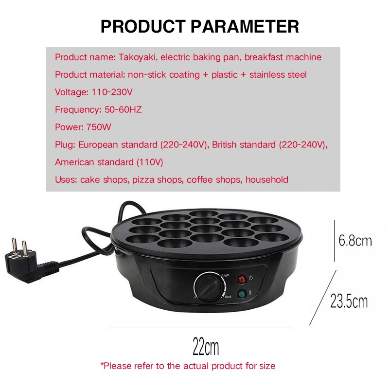 Krake Bälle Multibaker Elektrische Cookie Takoyaki... – Vicedeal