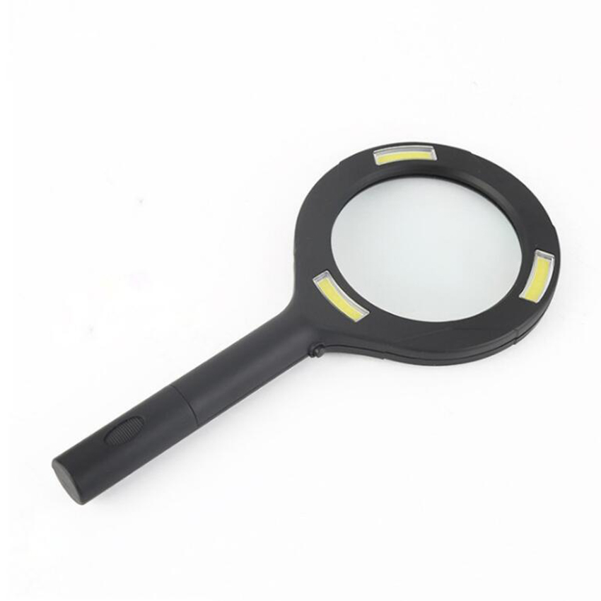 Plastic Handle Illuminated Magnifier 80mm Handheld... – Grandado
