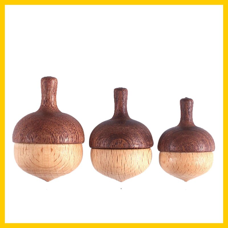 3Pcs/Set Mini Hand Spinner Rotation Wooden Adult S... – Grandado