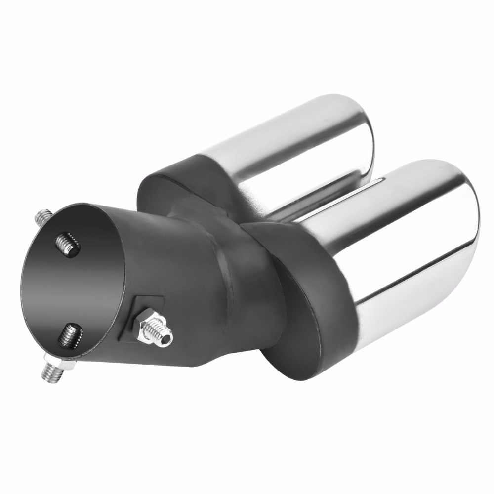 DSYCAR Universal Car Auto Round Exhaust Muffler Ti... – Grandado