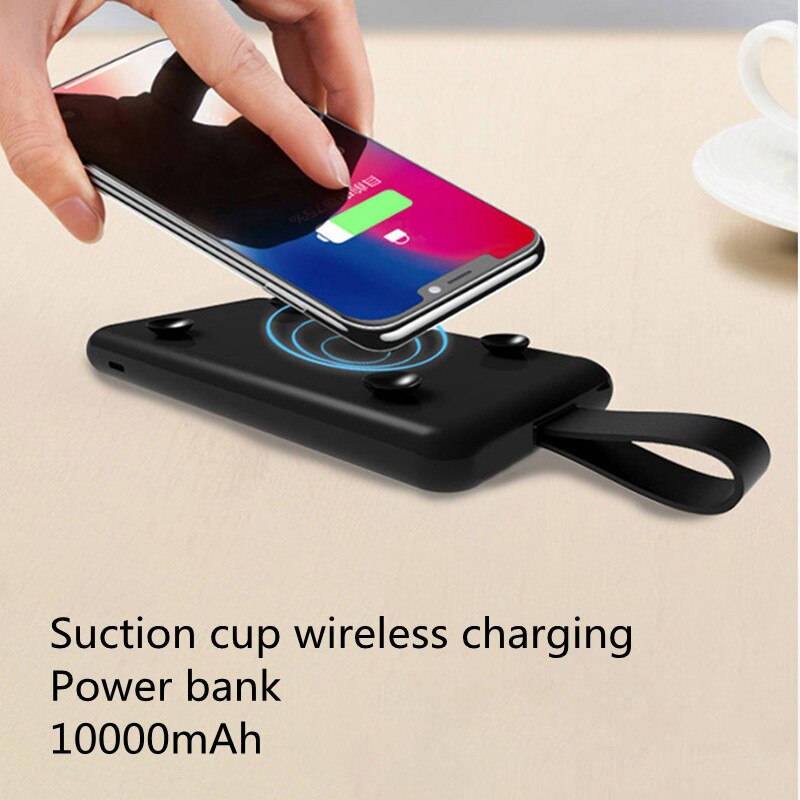 Power Bank 15W Draadloze Zuignap Lader Is Geschikt... – Grandado