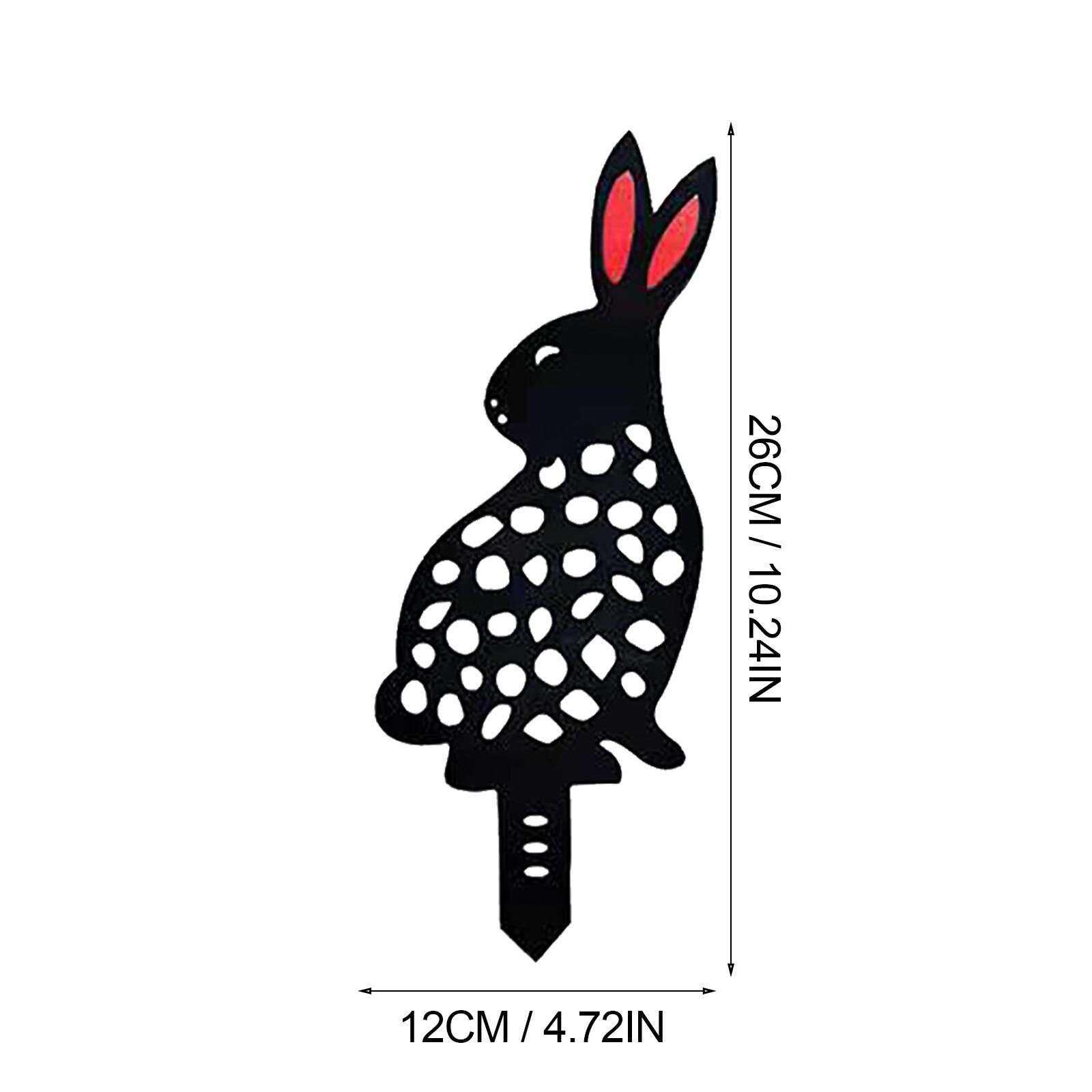 1PC Easter Bunny Wrought Iron Outdoor Garden Yard ... – Grandado