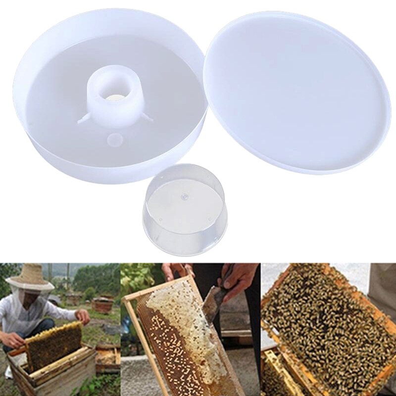 Bee Feeder Round Top Hive Bee Equipment Beekeeper ... – Vicedeal