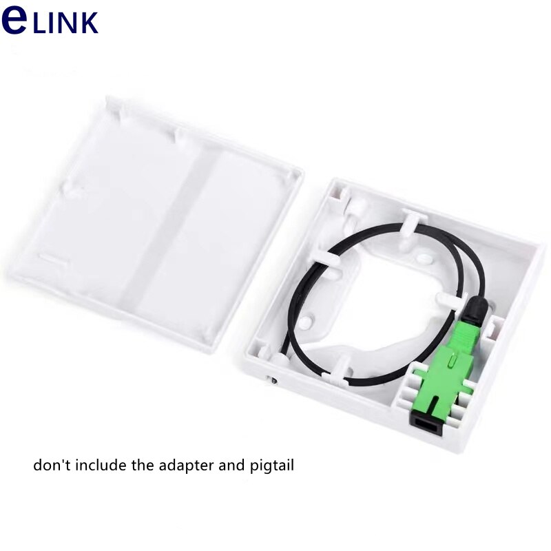 30 pcs 1 port ftth faceplate without adapter SM MM... – Grandado
