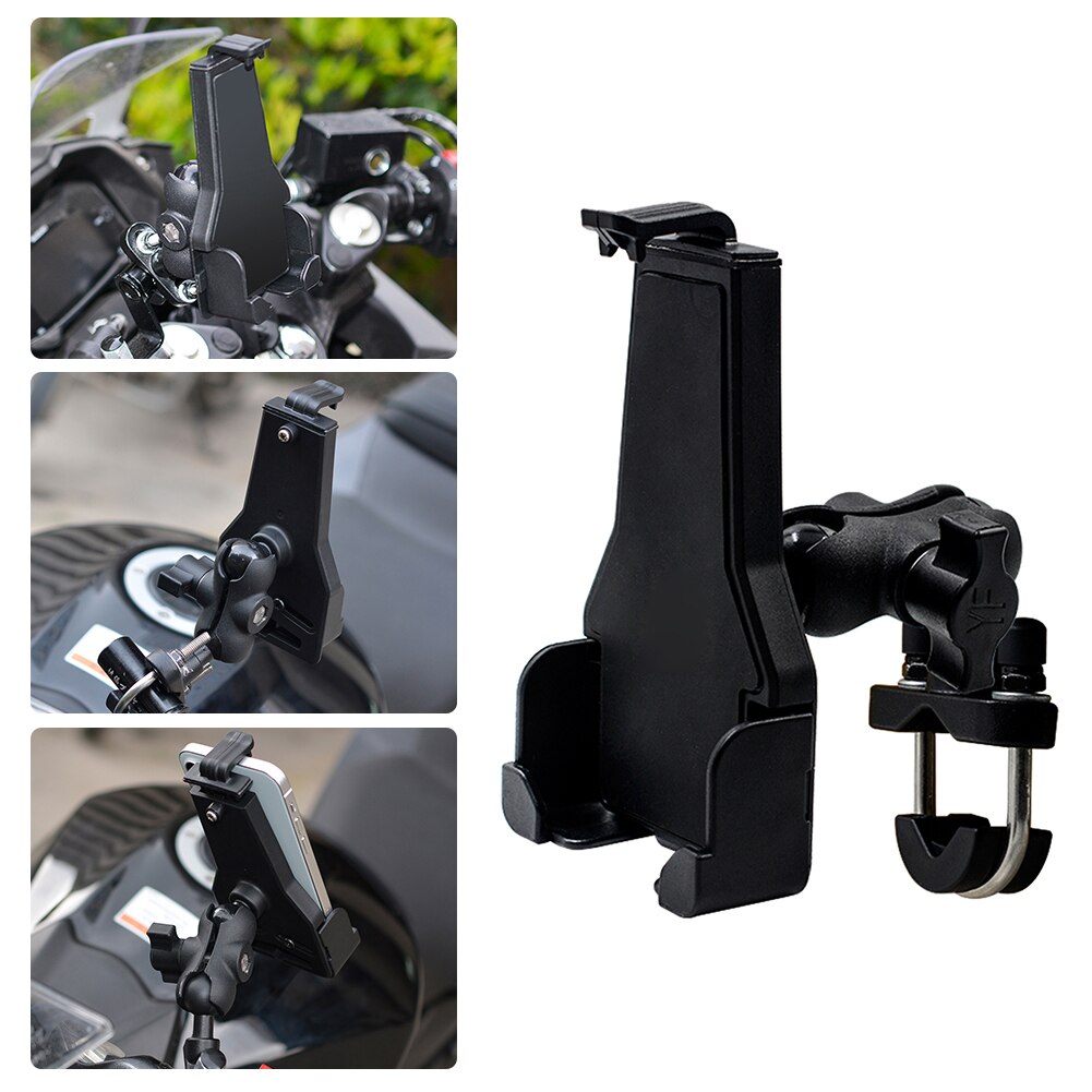 Motorcycle Phone Mount Holder Handlebar Mirror Dou... – Vicedeal