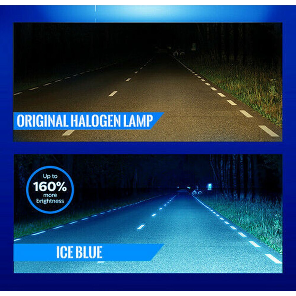 H1 LED Headlight Kit 8000K Ice Blue Bulbs Low Beam... – Grandado