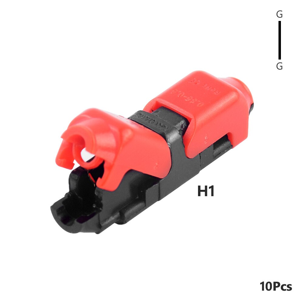 10Pcs Quick Electrical Cable 1/2 Pin I T Type conn... – Grandado
