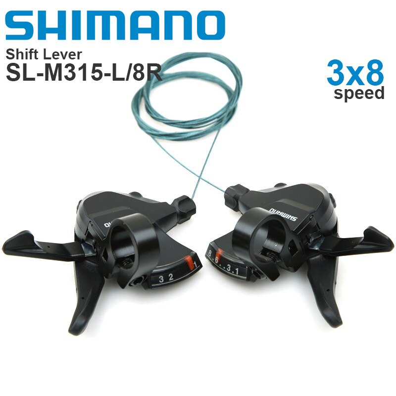 SHIMANO M315 3x8v Shifter Groupset - RAPIDFIRE PLU... – Vicedeal