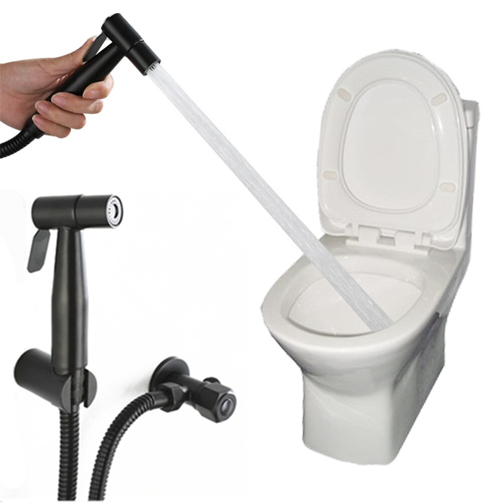 Zwart Rvs Bidet Set Handheld Bidet Badkamer Kraan ... – Vicedeal