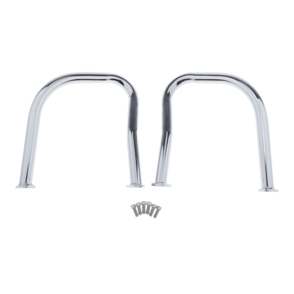 Motorcycle Rear Highway Saddlebag Guards Crash Bar... – Grandado