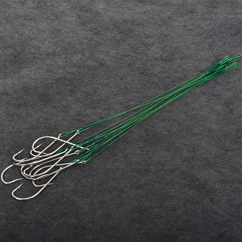 10 Stuks 25 Cm Zoutwatervissen Groene Staaldraad A... – Vicedeal