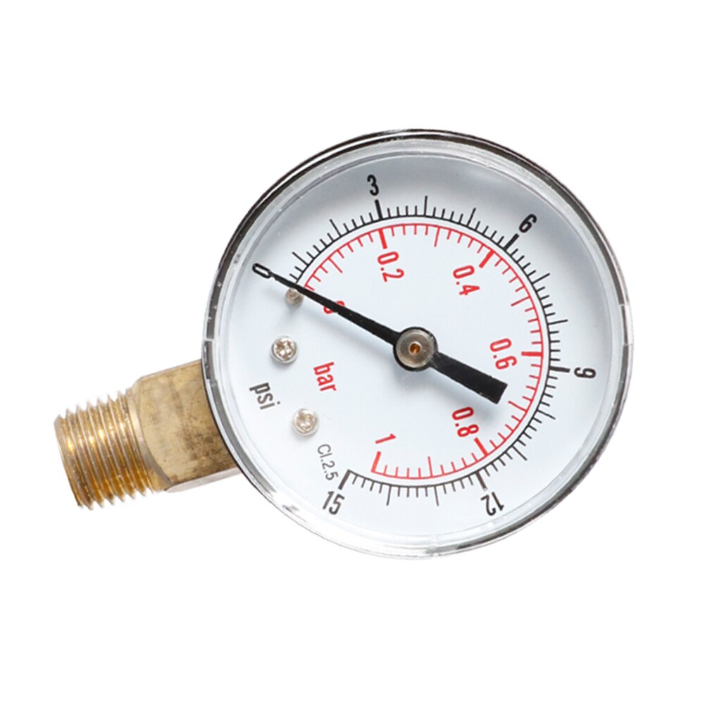 15psi 0-1bar manomètre Axial pour mazout ou eau Mi... – Grandado