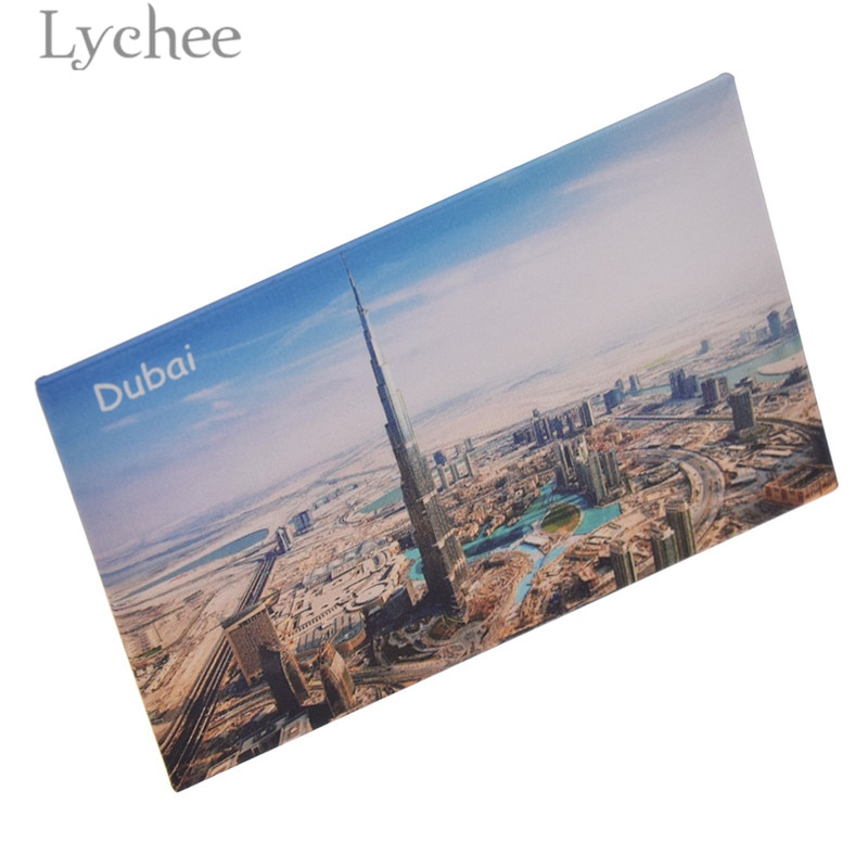 Lychee Dubai Fridge Magnet Landscape Refrigerator ... – Grandado