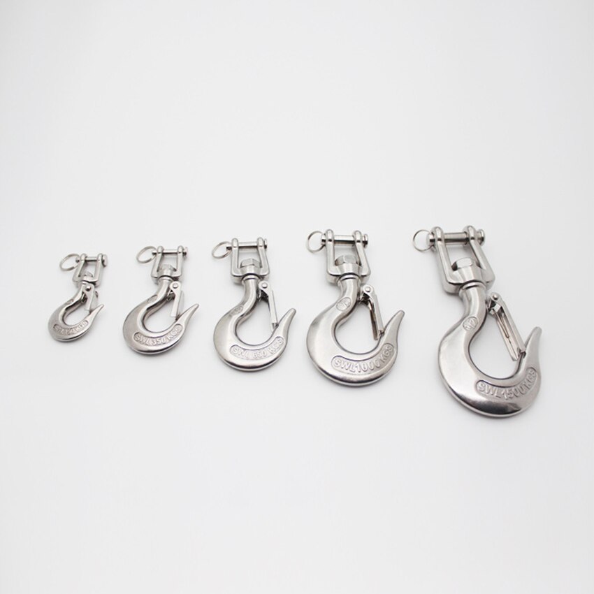 304 Stainless Steel Self Locking Swivel Hook Heavy... – Vicedeal
