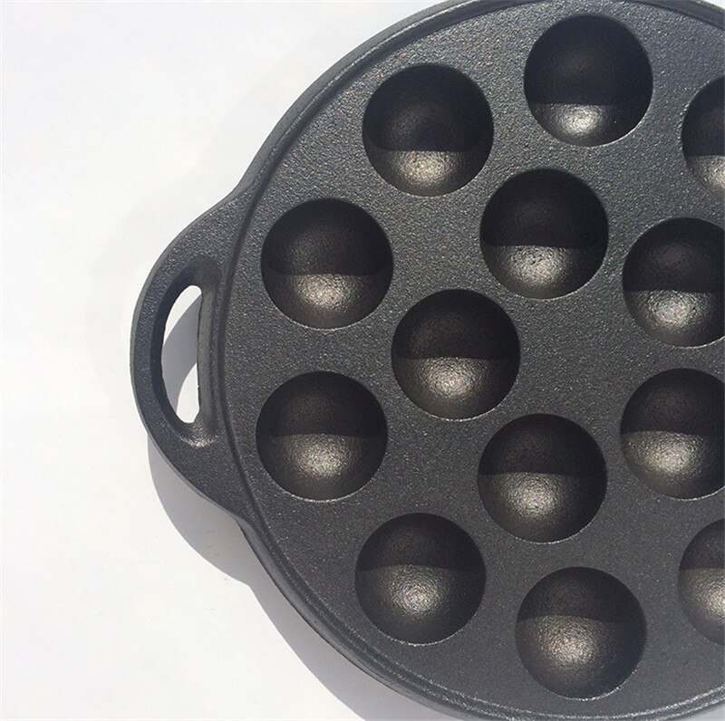 cast iron ball maker pan pot Muffin Porous Pancake... – Grandado