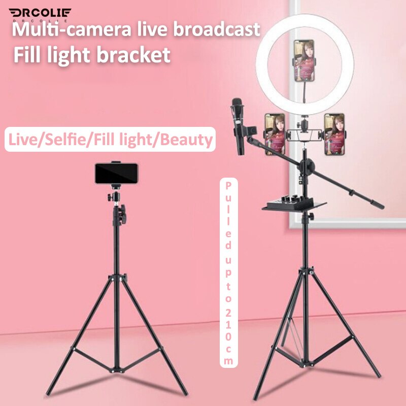 DROCLIE Ring Light 10.2 Inch 26cm Fill Light Stand... – Vicedeal
