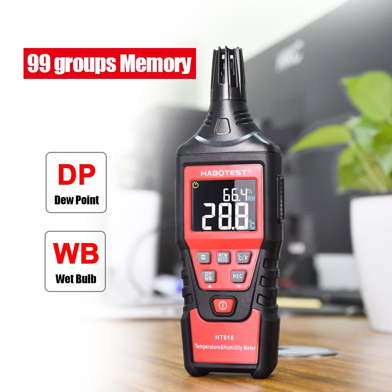 HABOTEST Digital Temperature Humidity Meter Hygrom... – Grandado