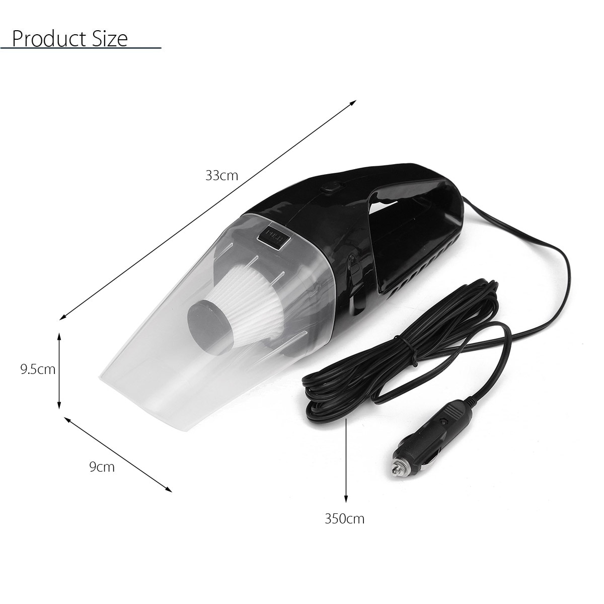 Auto Stofzuiger 150W 12V Draagbare Handheld Auto S... – Grandado