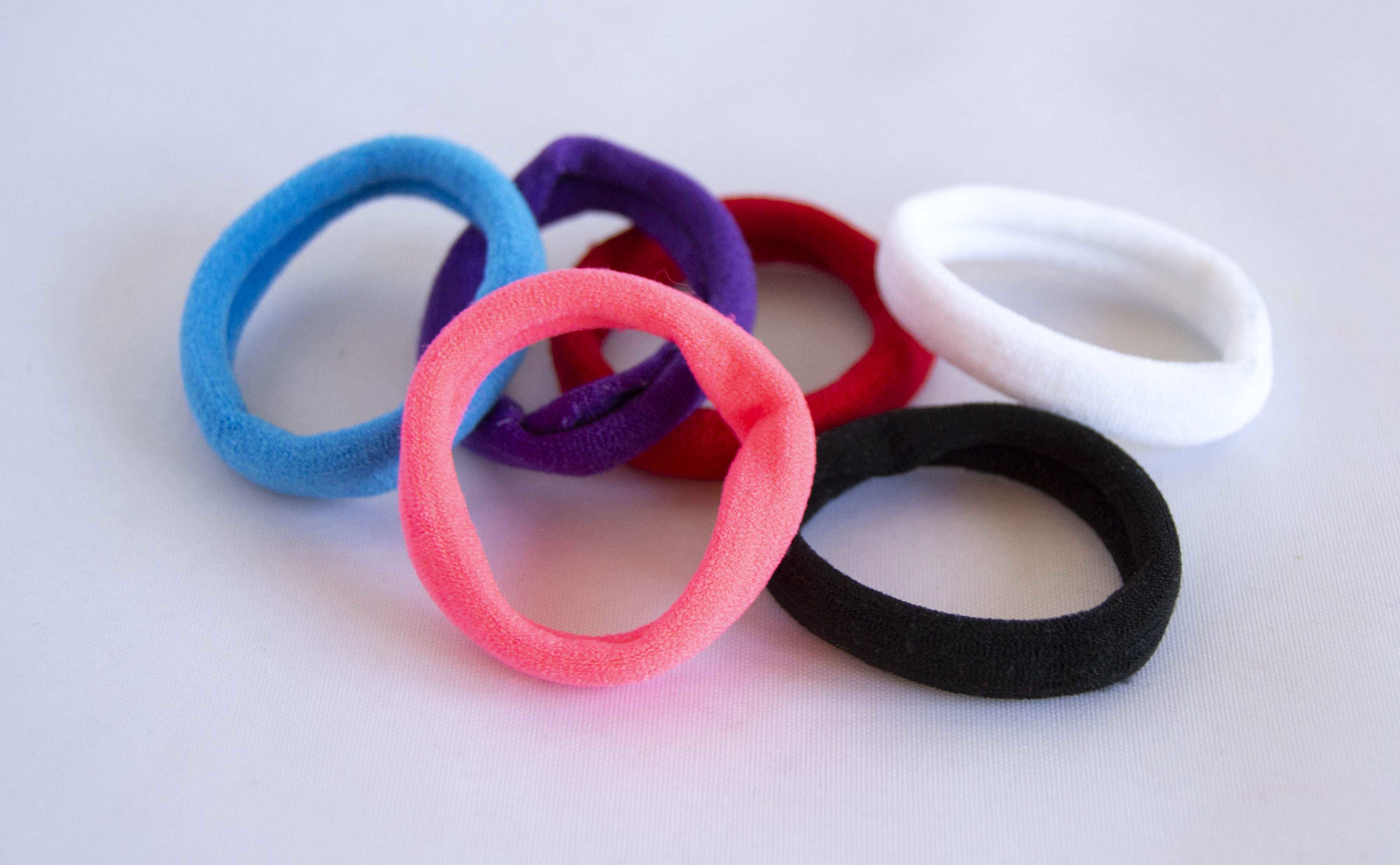 Pack de 24 gomas para el pelo en colores surtidos.... – Grandado