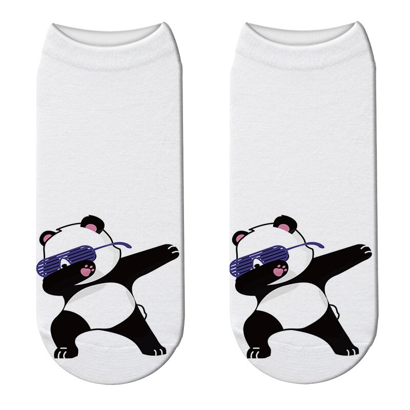 3D Printed Zebra Cotton Socks Women Cartoon Unicor... – Grandado