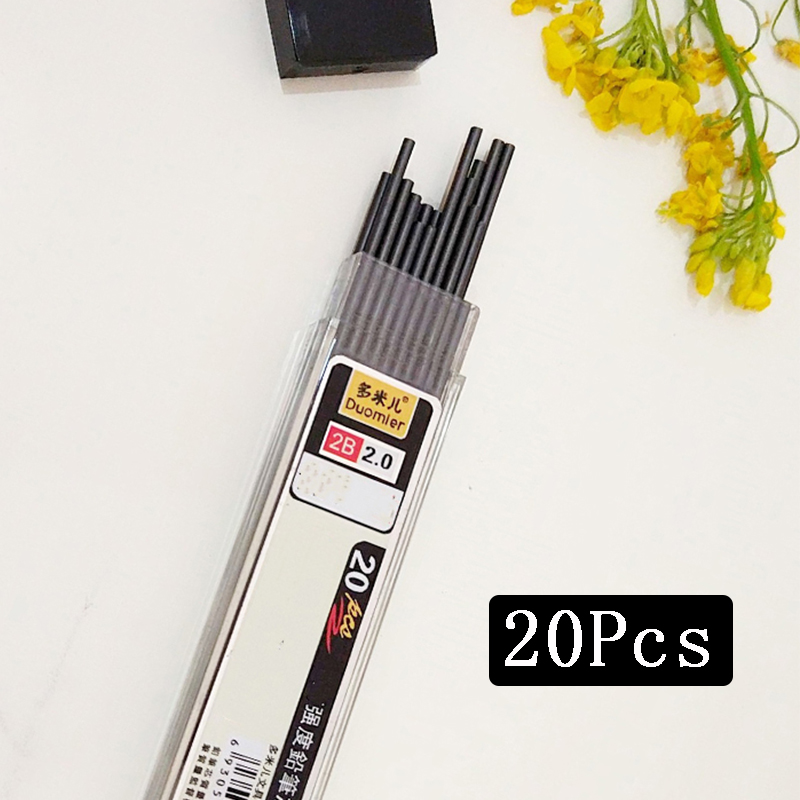 20pcs/Box 2.0mm Graphite Lead Mechanical Pencil 2B... – Grandado