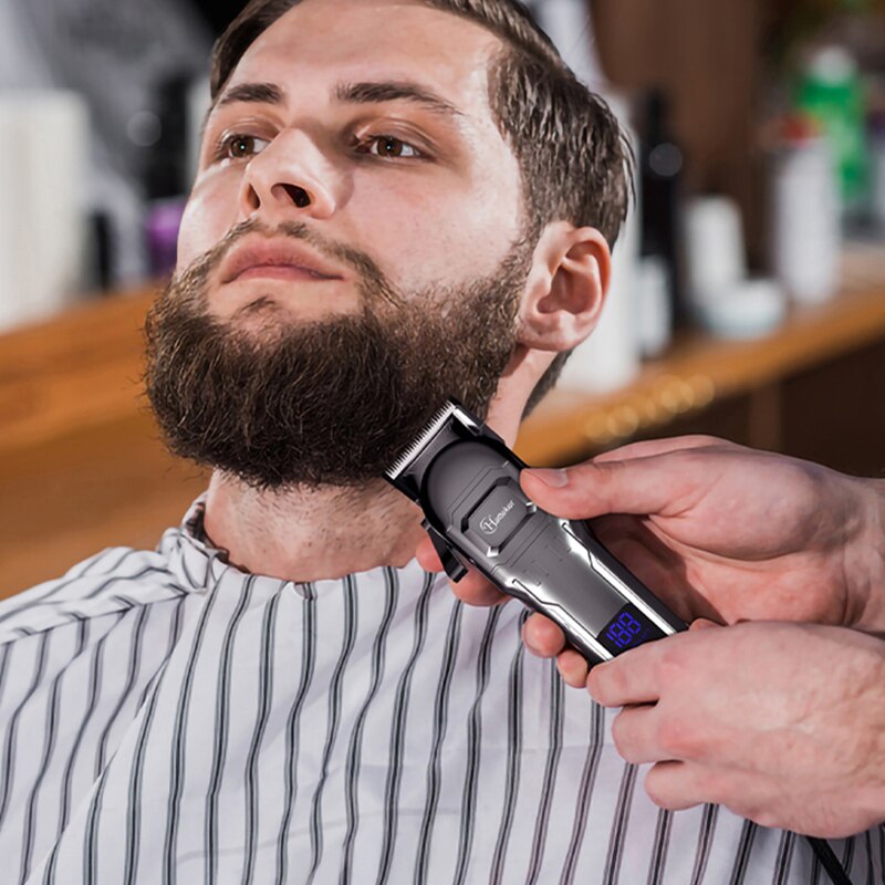 barber powerful electric hair clipper kit hair tri... – Grandado