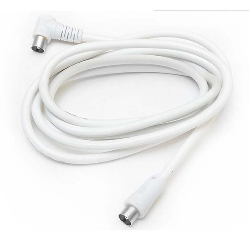 1.5m White TV Antenna Cable PAL Male to Male Aeria... – Grandado