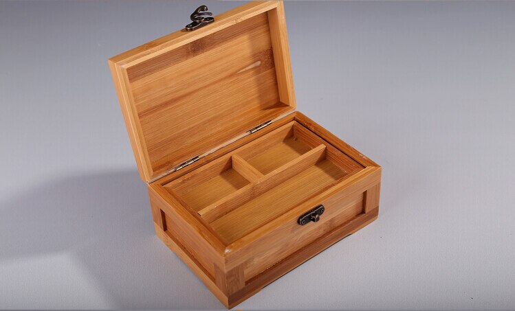 Hand made natural Bamboo storage box jewelry box p... – Grandado