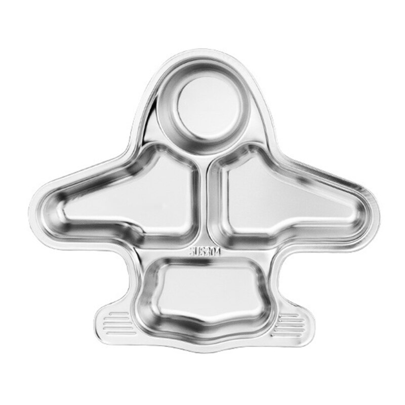 Stainless Steel Divided Plate Cute Cartoon Dinner ... – Grandado