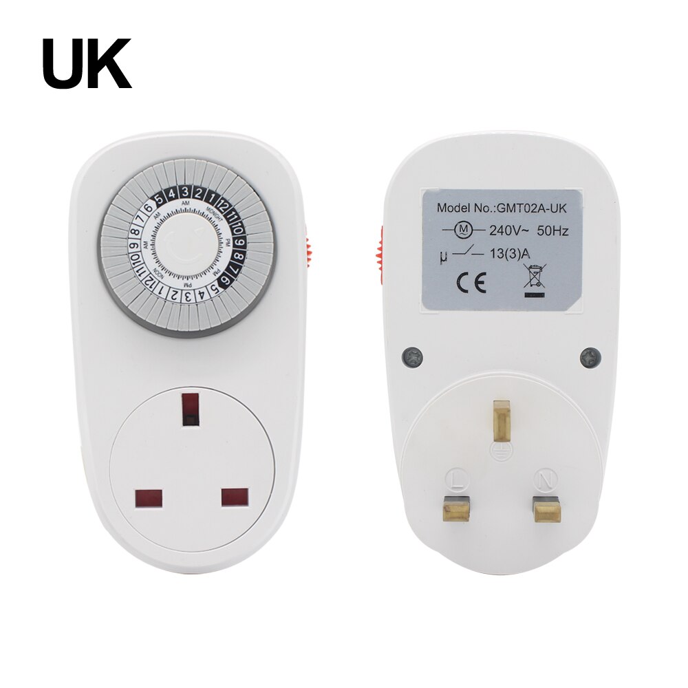 Manhua Germany Plug-in 230VAC 16A GMT02A Mechanica... – Grandado