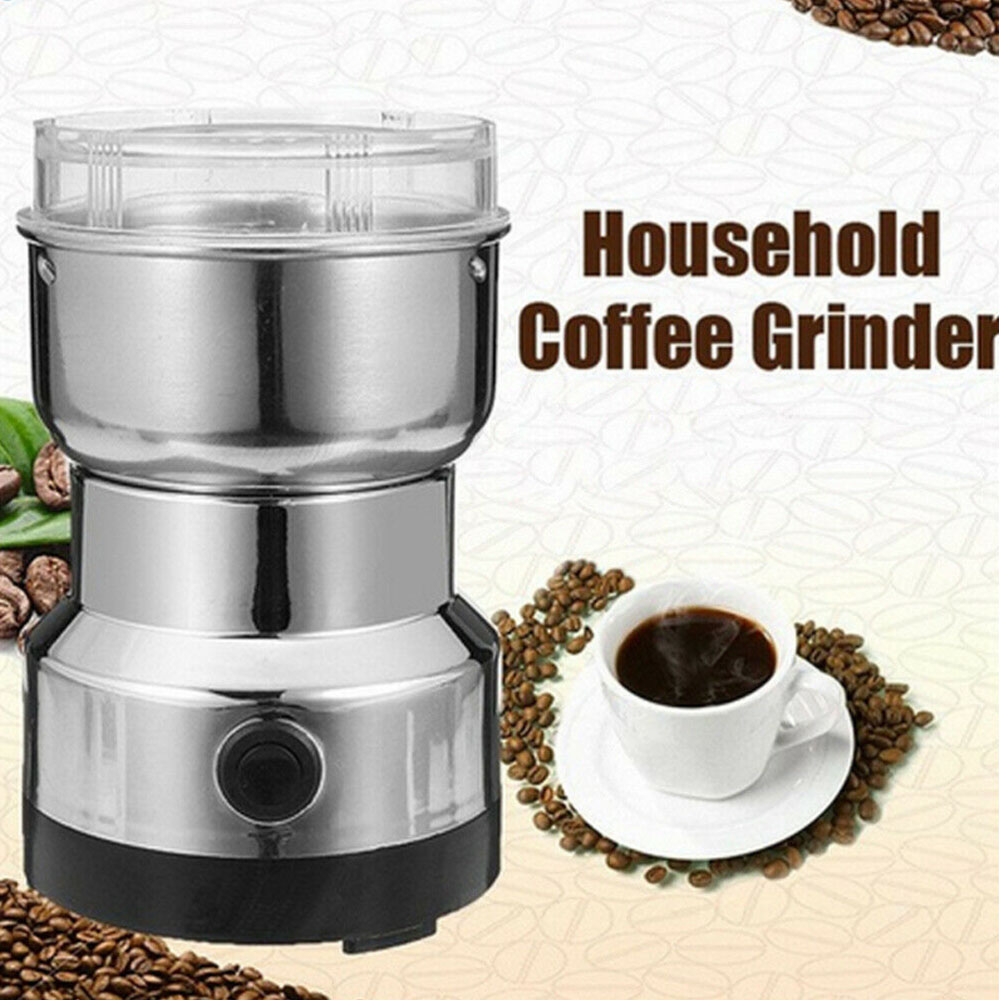 110V Electric Coffee Bean Grinder Stainless Steel,... – Vicedeal